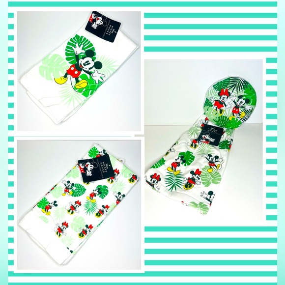 Peanuts | Kitchen | Disney Mickey Mouse And Minnie Mouse Tropical ...